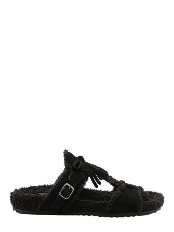 STUDIO CHOFAKIAN Caged Open Toe Sandals - Black