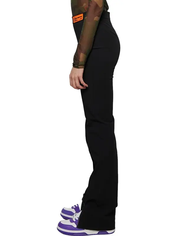 Heron Preston Gabardine Stretch Zip Trousers - Black