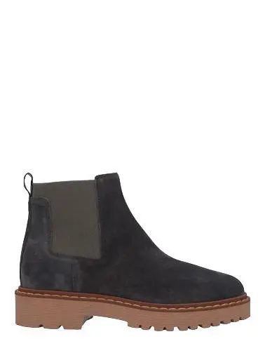 Hogan Ankle Chelsea Boots In Leather - Grey