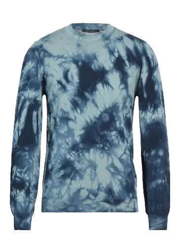 DANIELE ALESSANDRINI Cotton Sweater - Blue