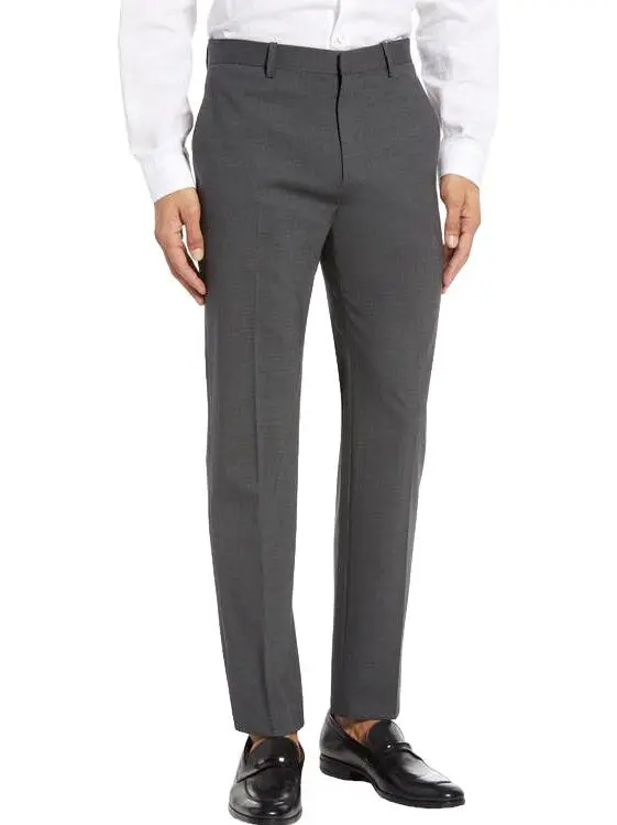 Theory Mayer Wool Dress Pants - Charcoal