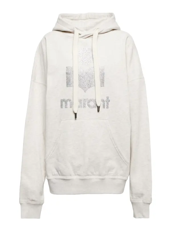 MARANT ETOILE Mansel Logo Hoodie - Beige