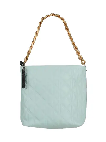 MY-BEST BAG Leather Quilted Tote - Blue