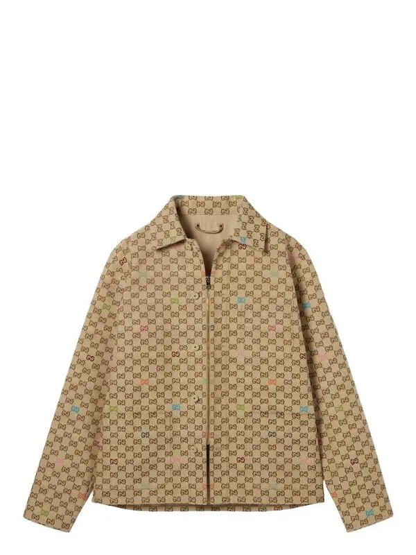 Gucci Gg Canvas Jacket - Beige