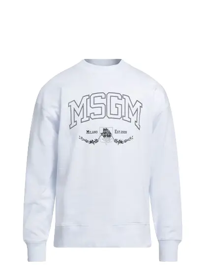 MSGM Cotton Sweatshirt - White