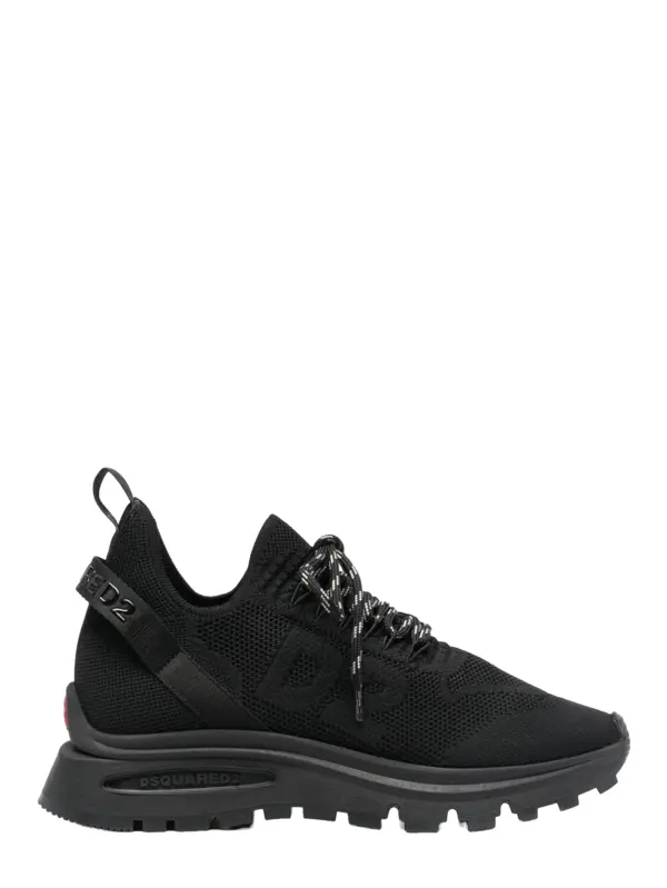 Dsquared2 Harren Logo-jacquard Sneakers - Black