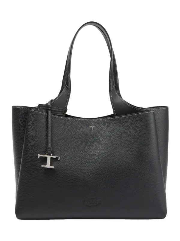 TOD'S Leather Tote - Black