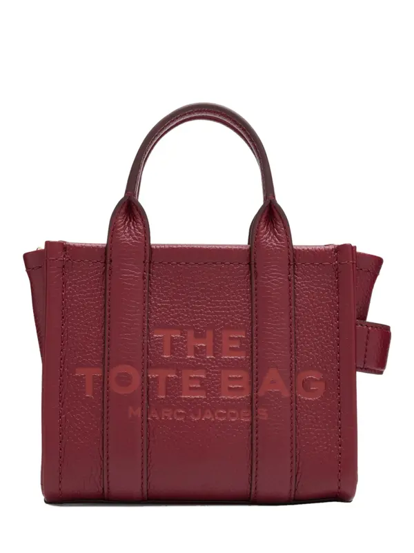 Marc Jacobs Leather Crossbody Tote - Cherry