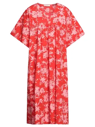 Beatrice B Midi Trapeze Dress - Red