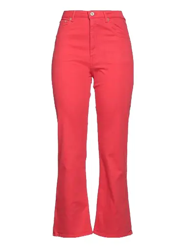 OTTOD'AME High Waisted Flare Jeans - Red