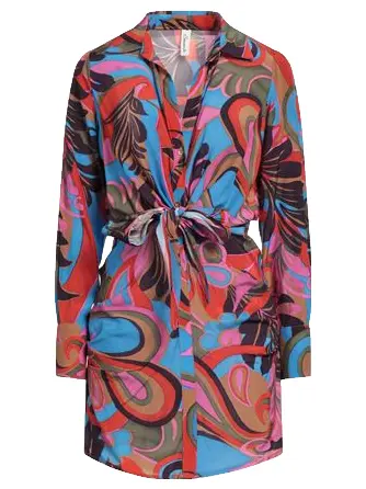 SOUVENIR Mini Shirt Dress - Red