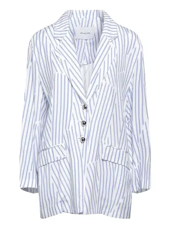 AGLINI Striped Blazer - Blue