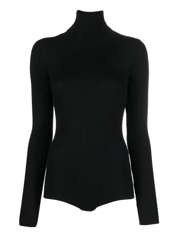 Dodo Bar Or Ziggy Crystal-embellished Bodysuit - Black