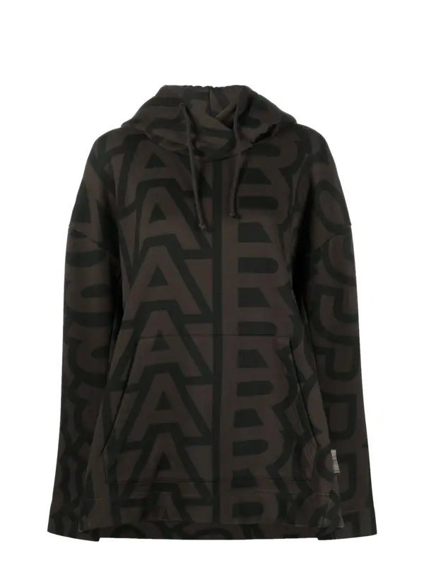 Marc Jacobs Monogram Oversized Hoodie - Black