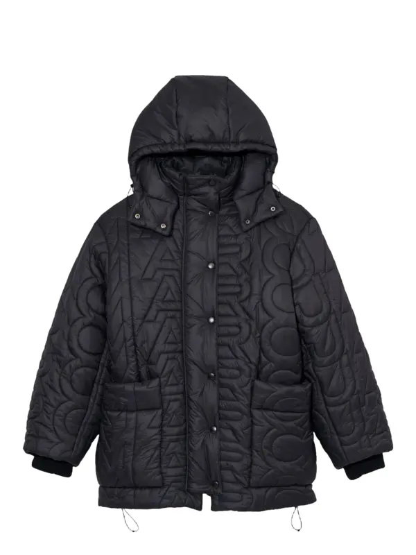 Marc Jacobs Monogram Puffer Jacket - Black