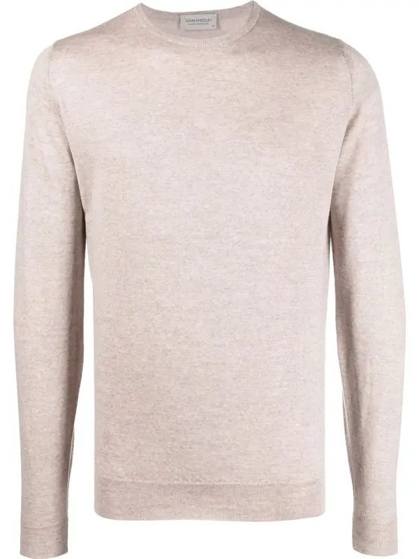 John Smedley Round-neck Knit Jumper - Neutrals