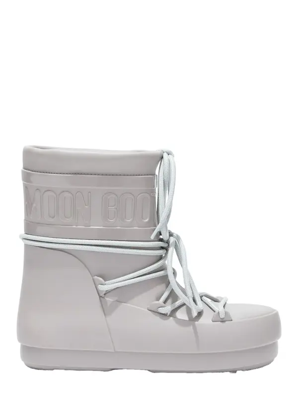 Moon Boot Low-top Lace-up Boots - Grey