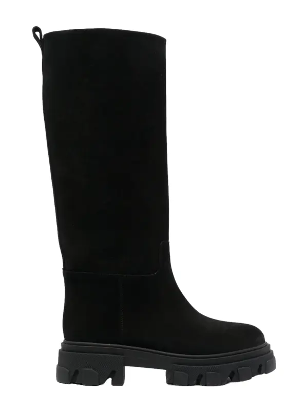 GIABORGHINI Perni Tubular Knee-high Boots - Black