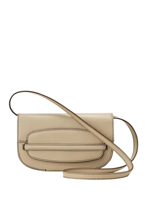 Savette Sport Convertible Leather Crossbody Bag - Bone
