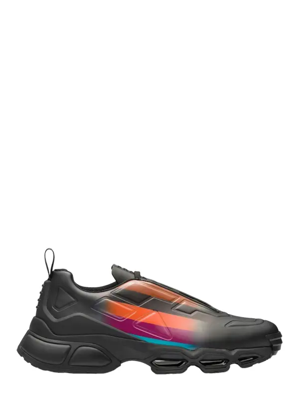 Prada Collision Cross Low-top Sneakers - Blue