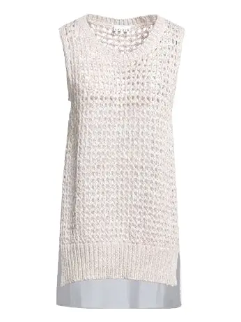 SFIZIO STUDIO Knitted Sleeveless Top - Beige