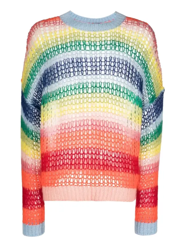 Dsquared2 Striped Crew-neck Jumper - Blue