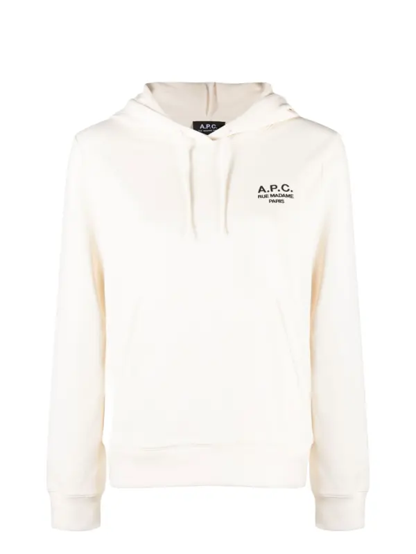 A.p.c. Manuela Drawstring Hoodie - Neutrals