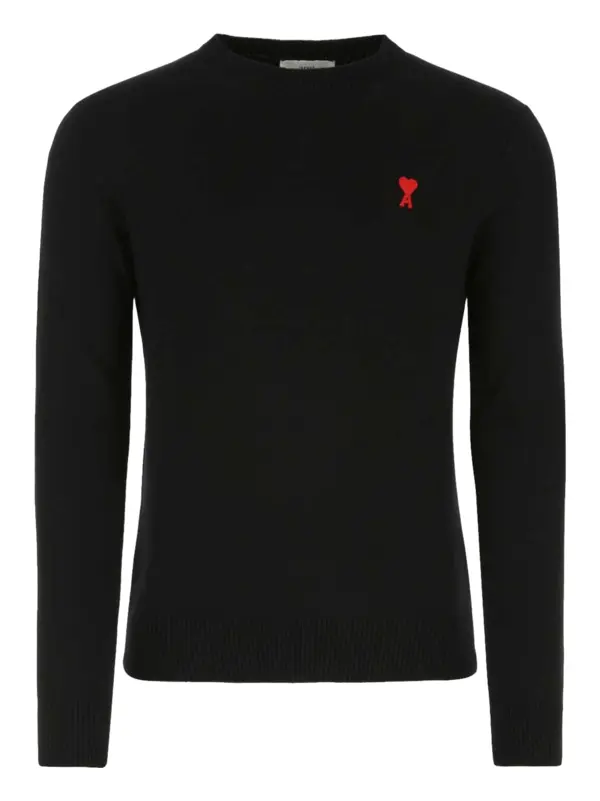 Ami De Cœur Crewneck Jumper - Black