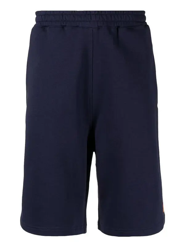 Kenzo Logo-patch Track Shorts - Blue