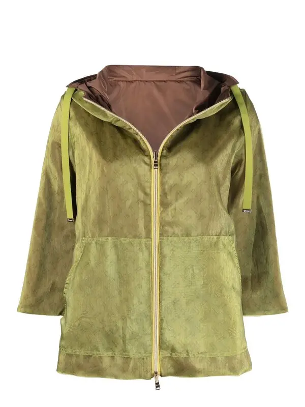 Herno Reversible Hooded Jacket - Green