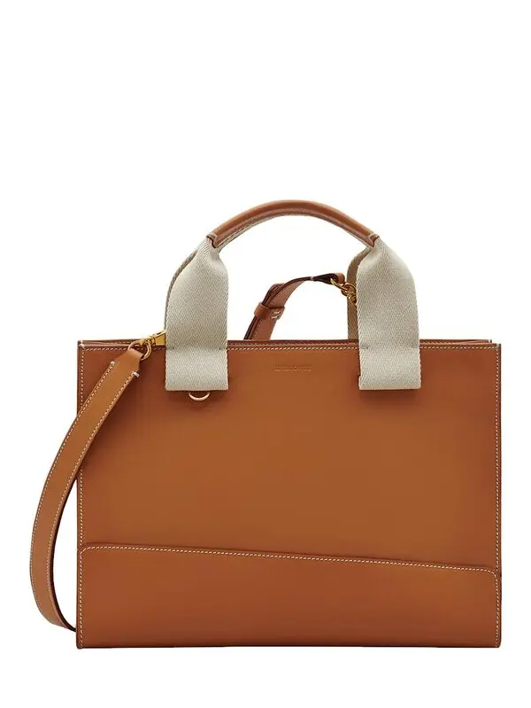 Il Bisonte Leather Tote Bag - Natural