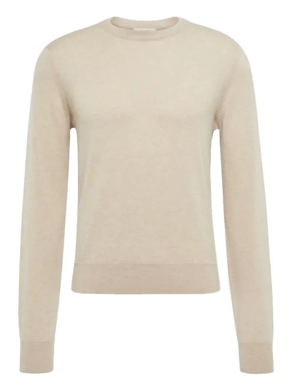THE ROW Benji Cashmere Sweater - Beige