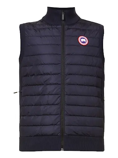 Canada Goose High-neck Padded Gilet - Navy