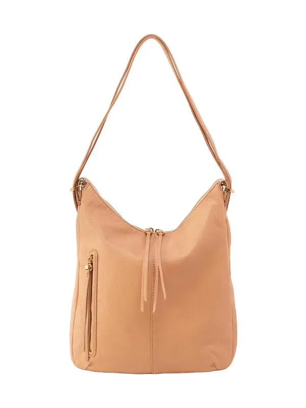 Hobo Merrin Leather Convertible Backpack - Sandstorm