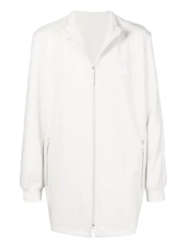 Y3 Tonal Logo-print Jacket - Grey