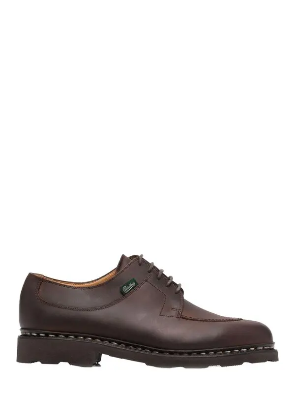 Paraboot Chambord Lace-up Leather Shoes - Brown