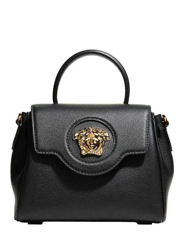 Versace La Medusa Small Handbag - Black