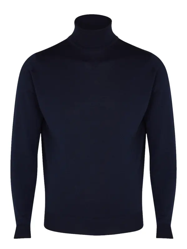 John Smedley Cherwell Merino Wool Jumper - Navy
