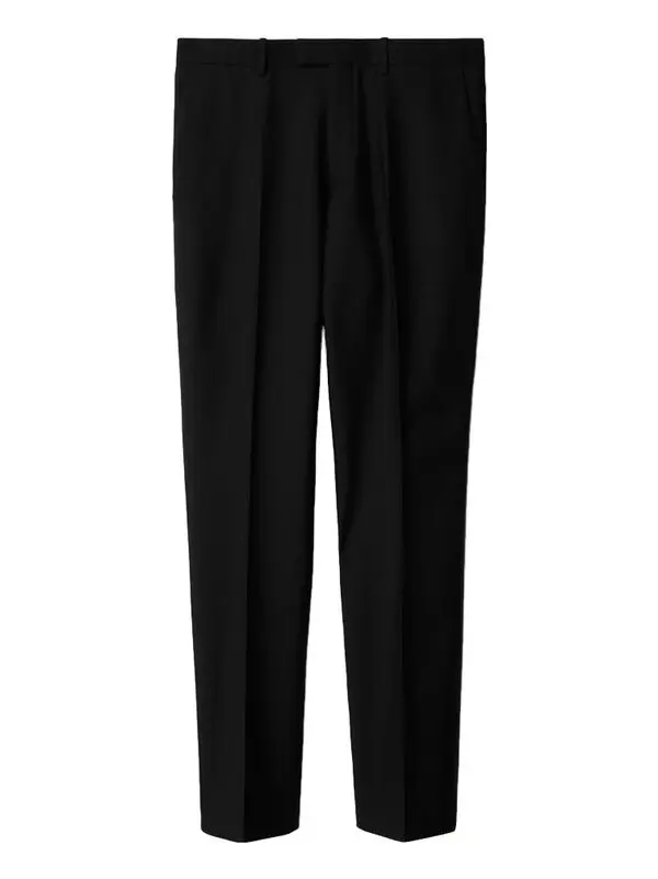 Burberry Wool Tailored Trousers - Black