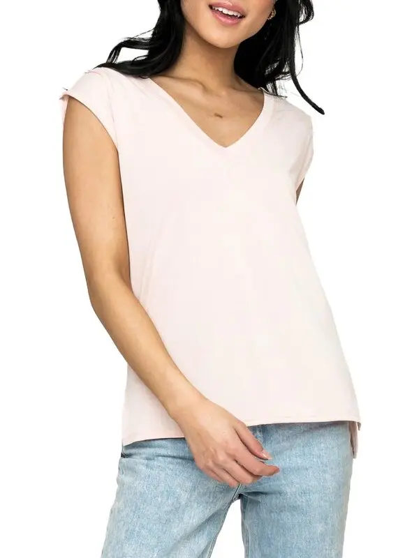 GIBSONLOOK V-neck T-shirt - Blush