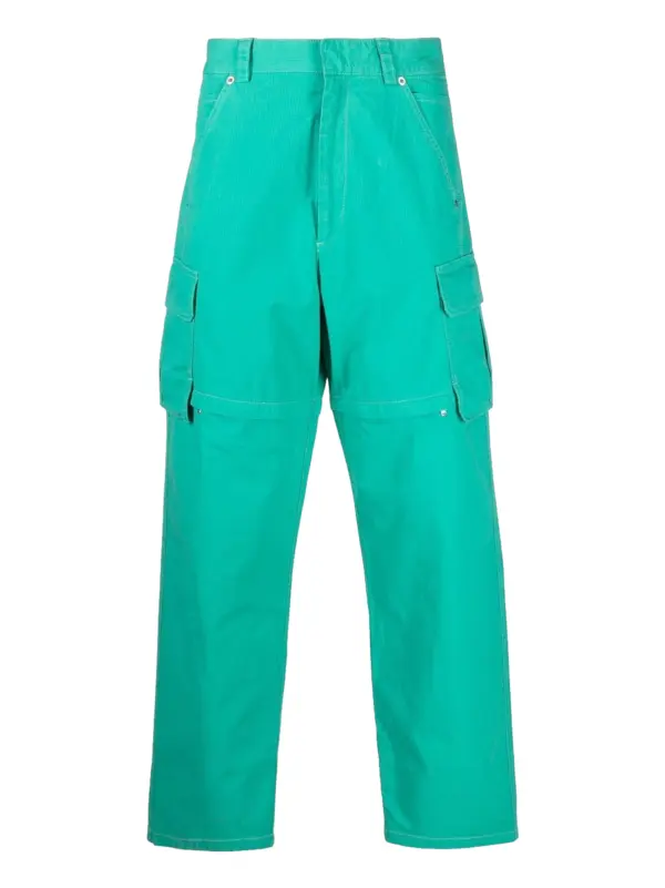 Jacquemus Convertible Cargo Trousers - Green