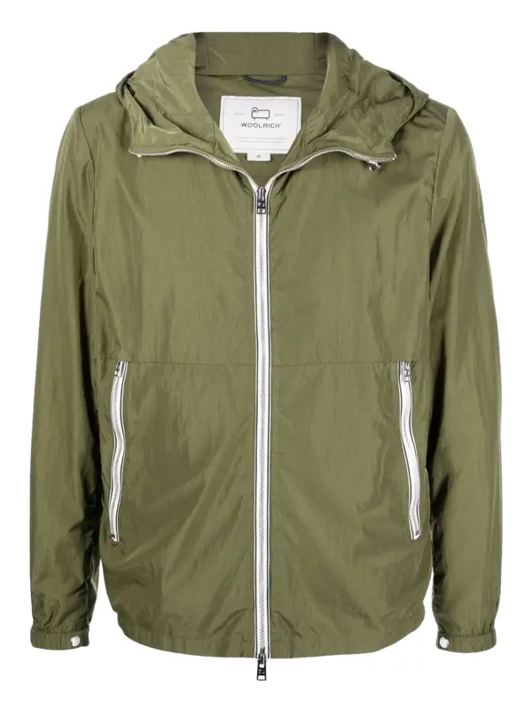 Woolrich Hooded Zip-fastening Jacket - Green