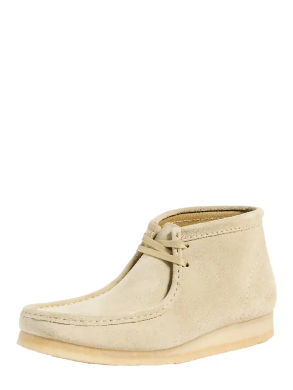 Clarks Suede Wallabee Boots - Maple