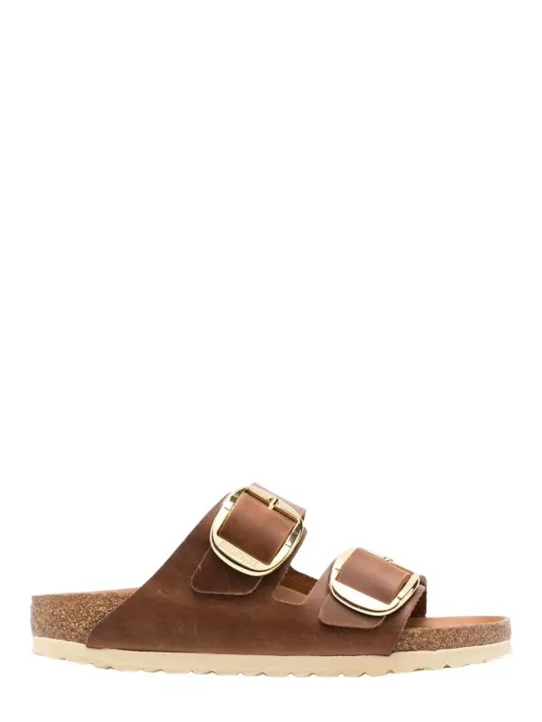 BIRKENSTOCK Double-strap Leather Sandals - Brown