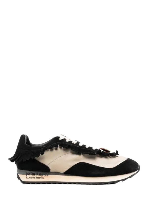 Palm Angels Fringe Low-top Sneakers - Black