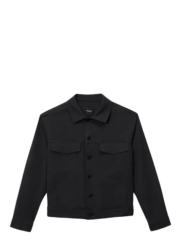Theory River Trucker Jacket - Blk