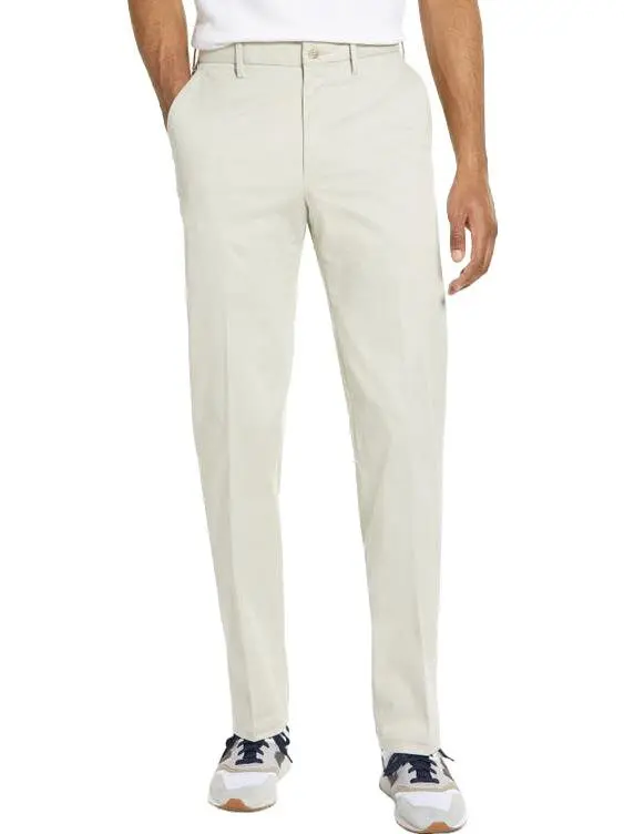 VINTAGE 1946 Stretch Cotton Flat Front Pants - Stone