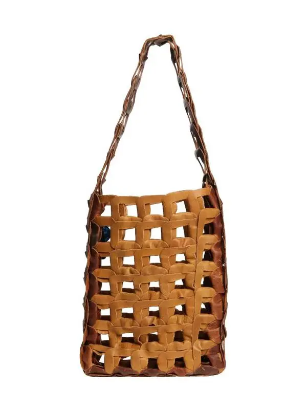 SC103 Medium Links Leather Tote - Rind