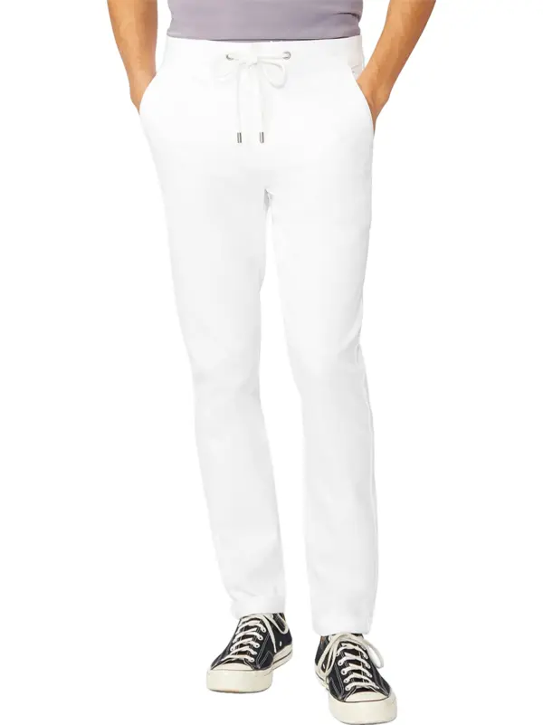 Paige Fraser Stretch Twill Cuffed Pants - Atlantic Frost