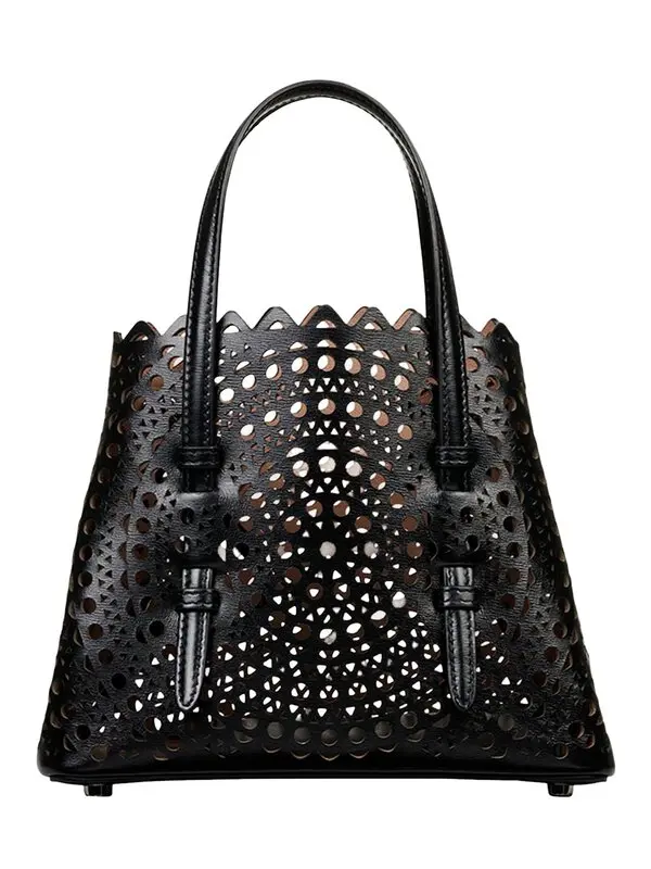 Alaïa Mina 20 Tote Bag - Noir